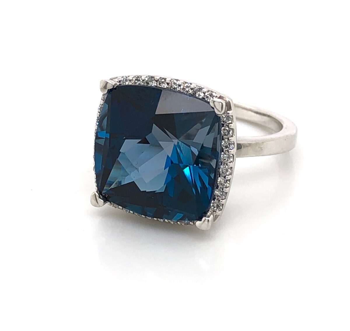 London Blue Topaz Ring Los Angeles Peter Norman