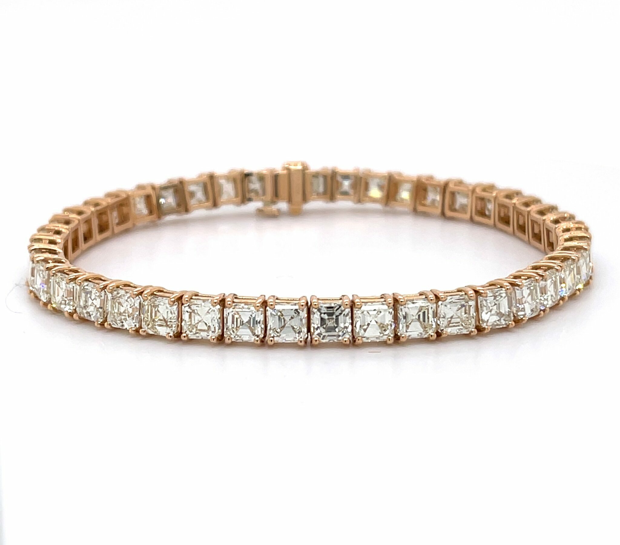 Emerald-Cut Diamond Bracelet Los Angeles | Peter Norman