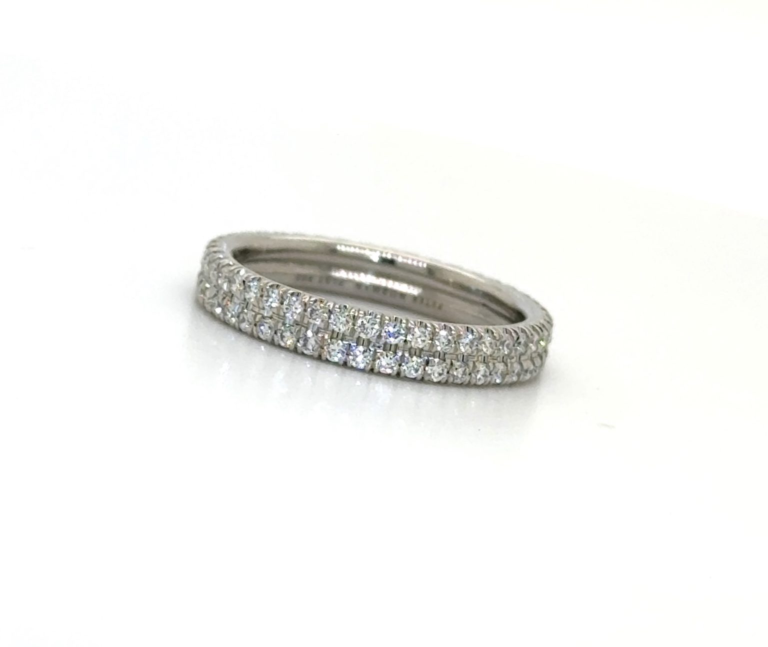 Double Row Diamond Wedding Band | Peter Norman