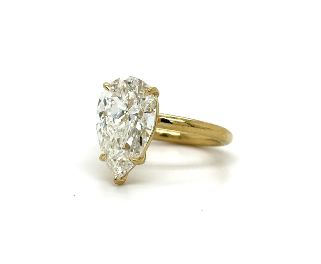 Pear-Shaped Diamond Solitaire Ring Peter Norman